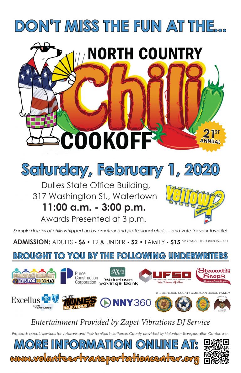 21st Annual North Country Chili Cook-Off – Volunteer Transportation Center